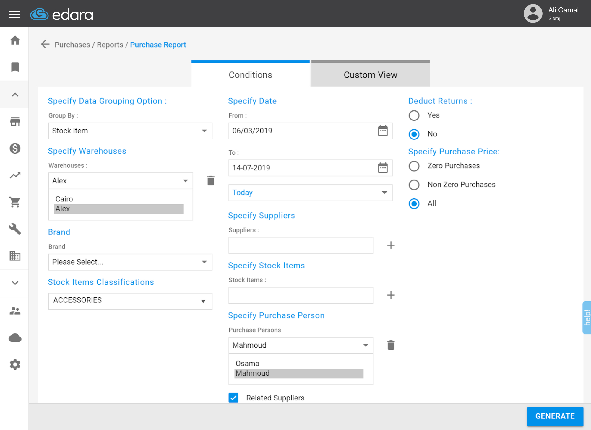 Cloud Accounting, POS, Inventory, and Operations | Edara ERP